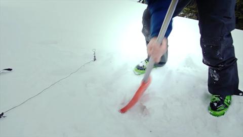 Winter Skills: Make Deadman Tent Stake Anchors