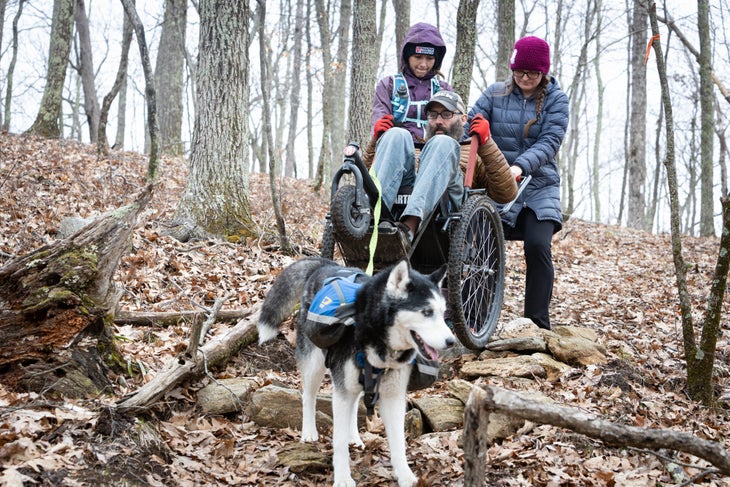 After a Spinal Cord Injury, He's Determined to Finish the AT - Backpacker